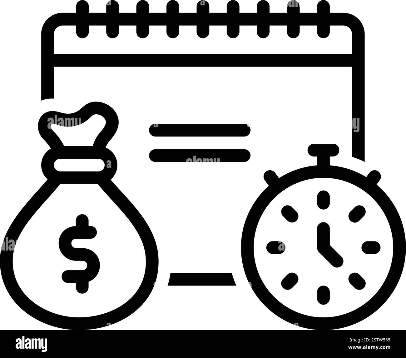Pay day calendar Black and White Stock Photos & Images - Alamy
