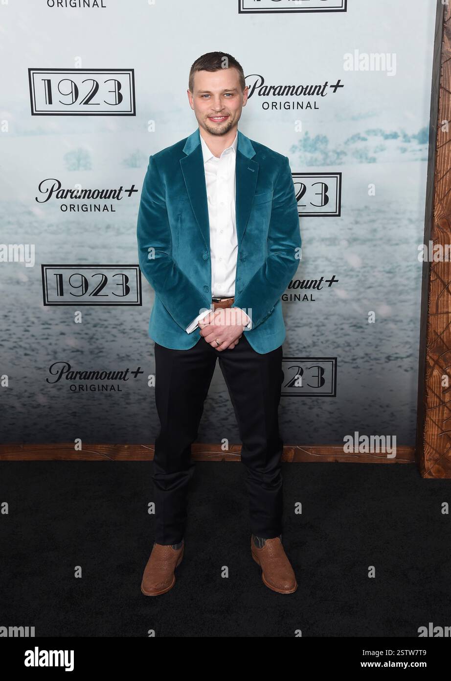 Darren Mann arriving at the season two premiere of “1923”held at the ...