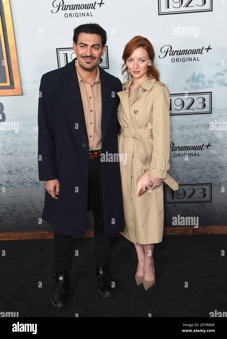 Alexander Wraith and Francesca Eastwood arriving at the season two ...