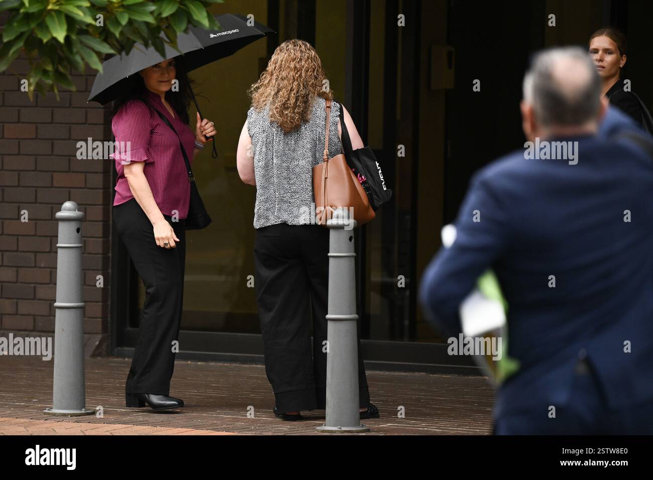 Sydney, Australia. 20th Feb, 2025. Solicitor Shane Neagle (right) and ...