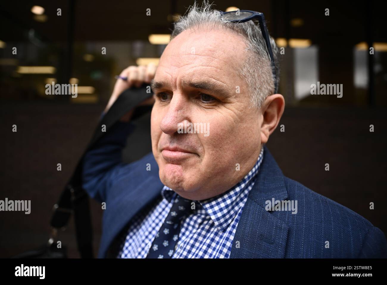 Sydney, Australia. 20th Feb, 2025. Solicitor Shane Neagle leaves ...