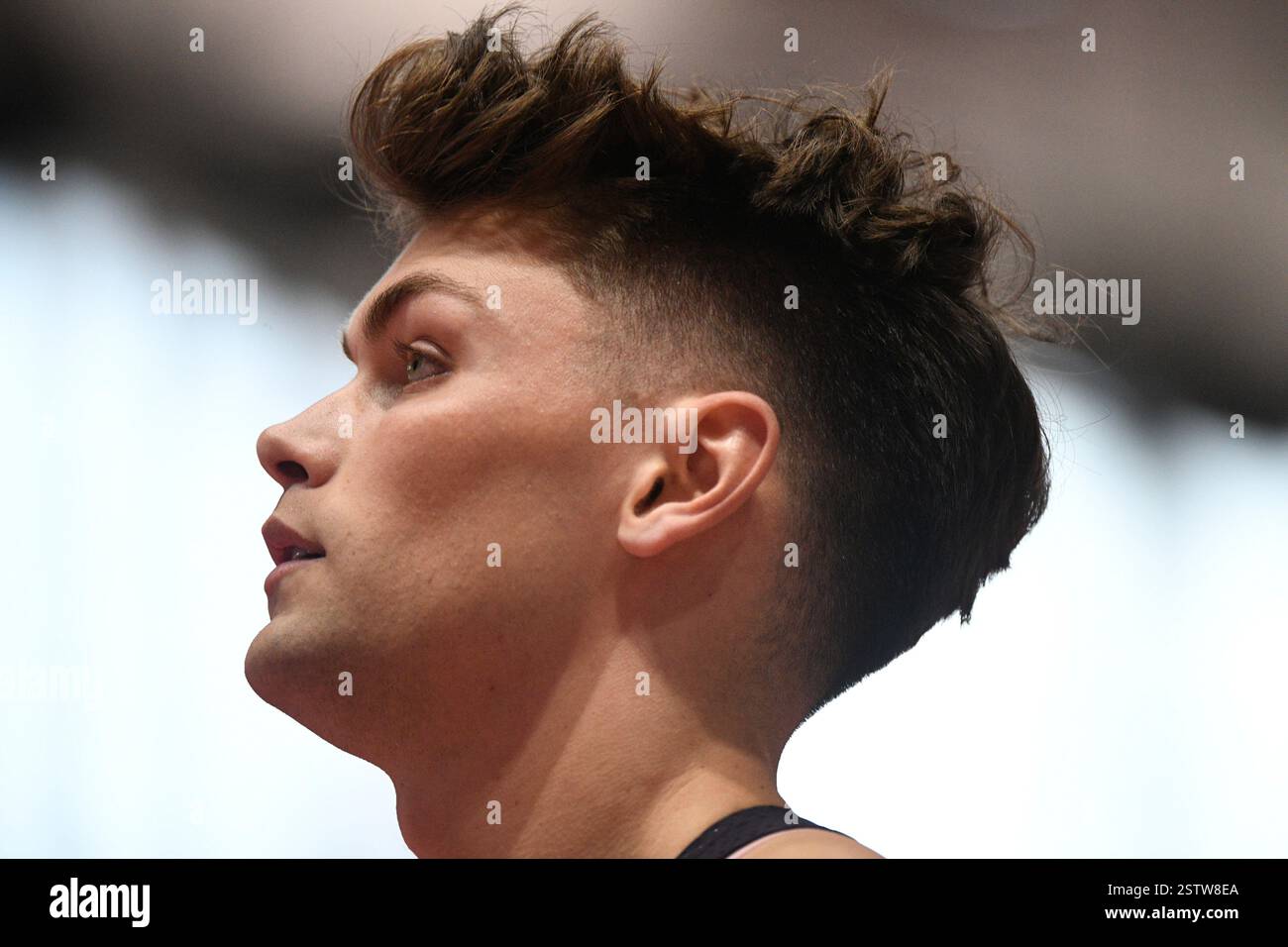 BOSTON, MA - FEBRUARY 02: Trey Cunningham of the United States looks on ...