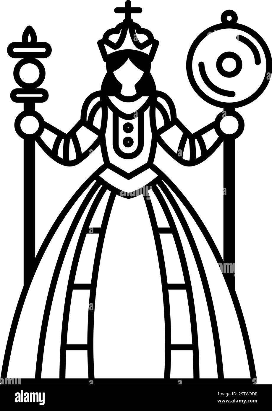 Princess bell Stock Vector Images - Alamy