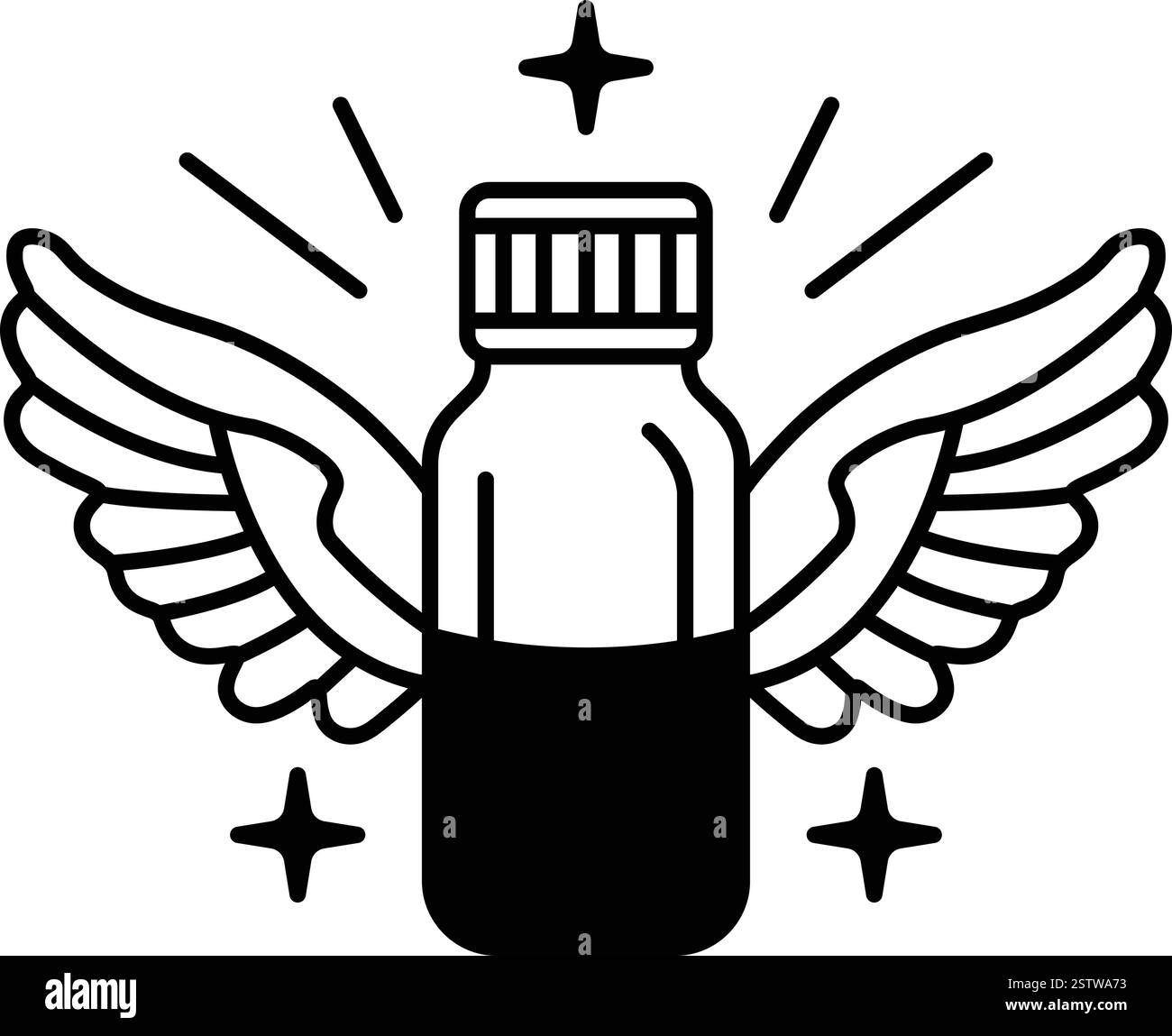 Blank label drug bottle Stock Vector Images - Alamy