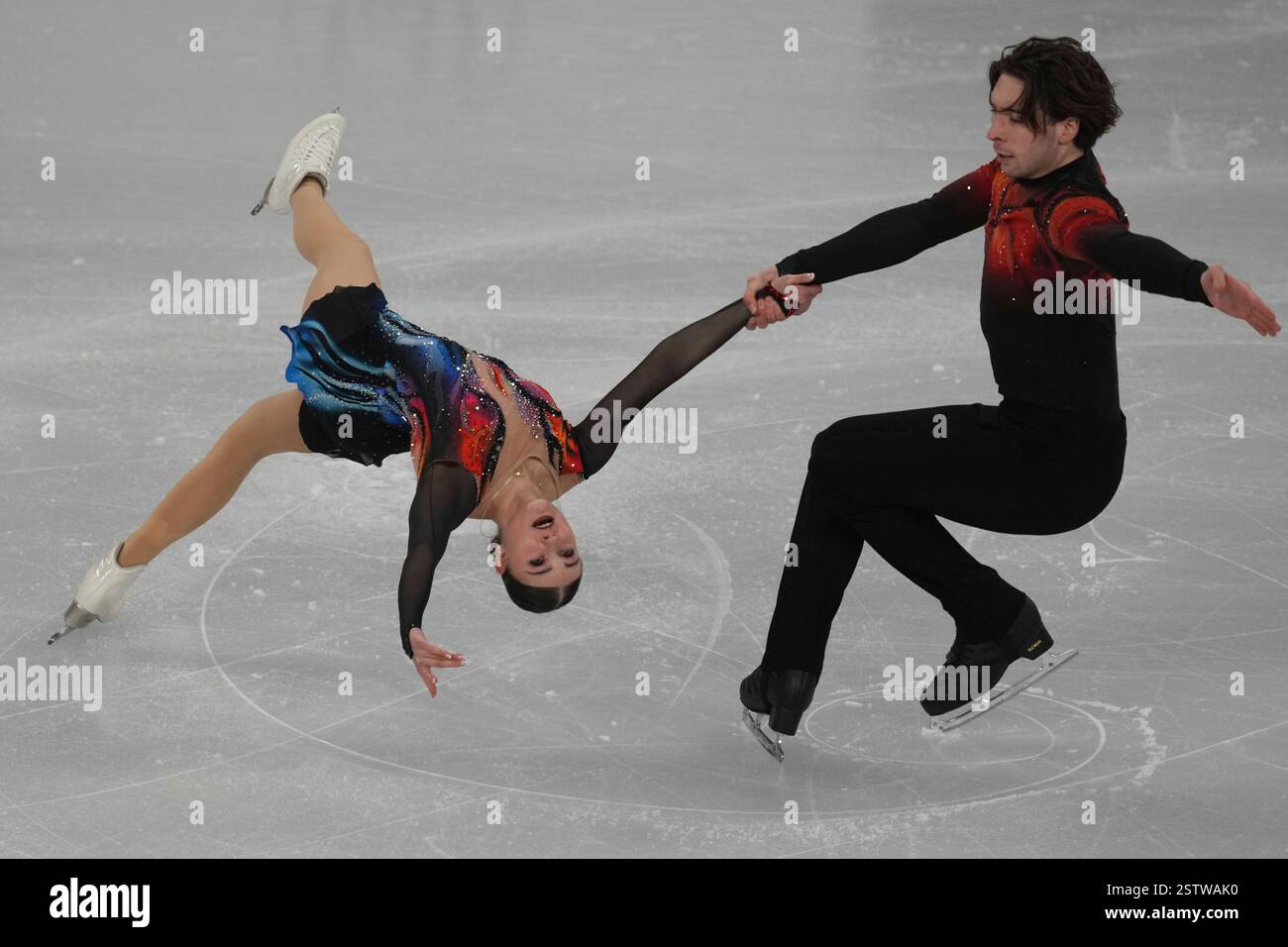 Kelly Ann Laurin and Loucas Ethier of Canada perform during the pairs ...