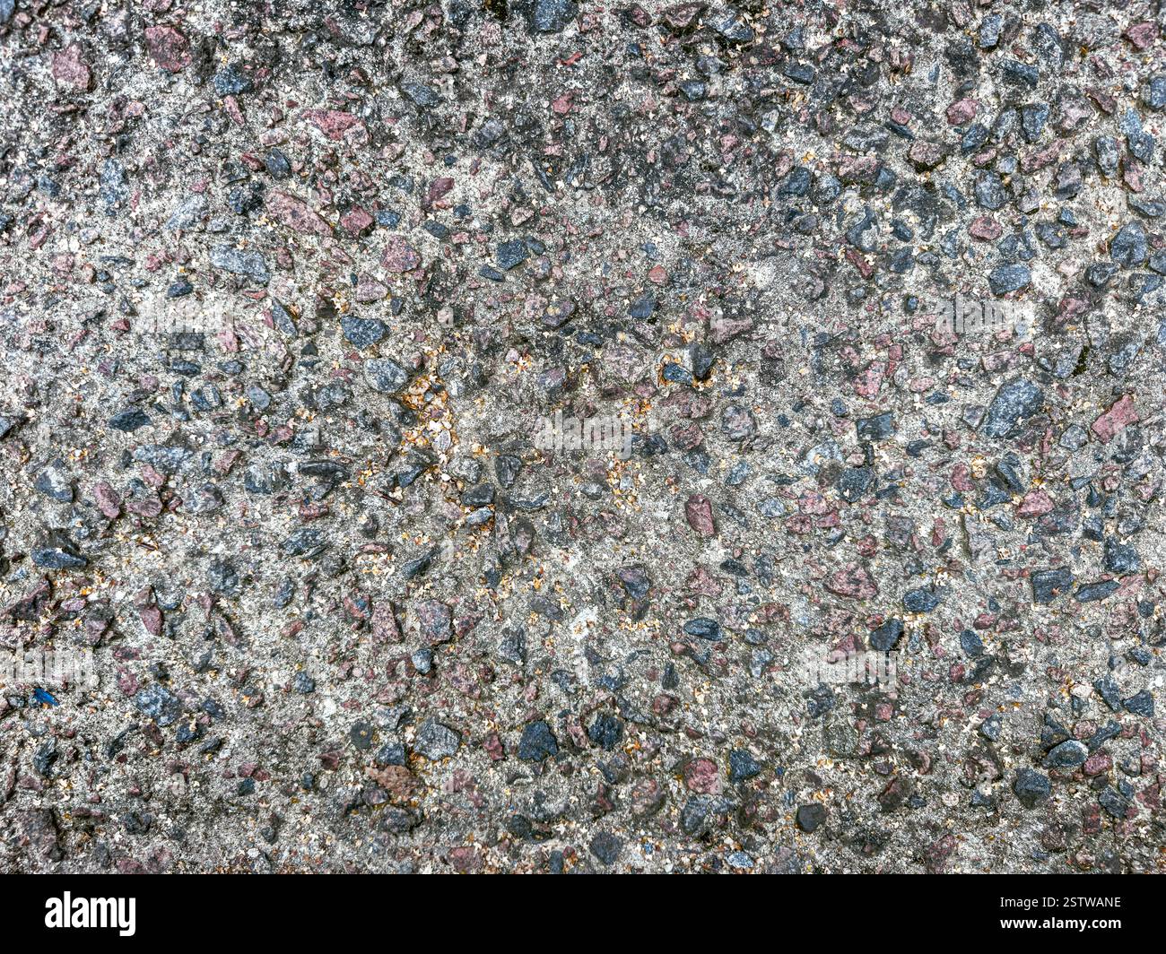 rough concrete texture with small gravel stones. old asphalt textured ...