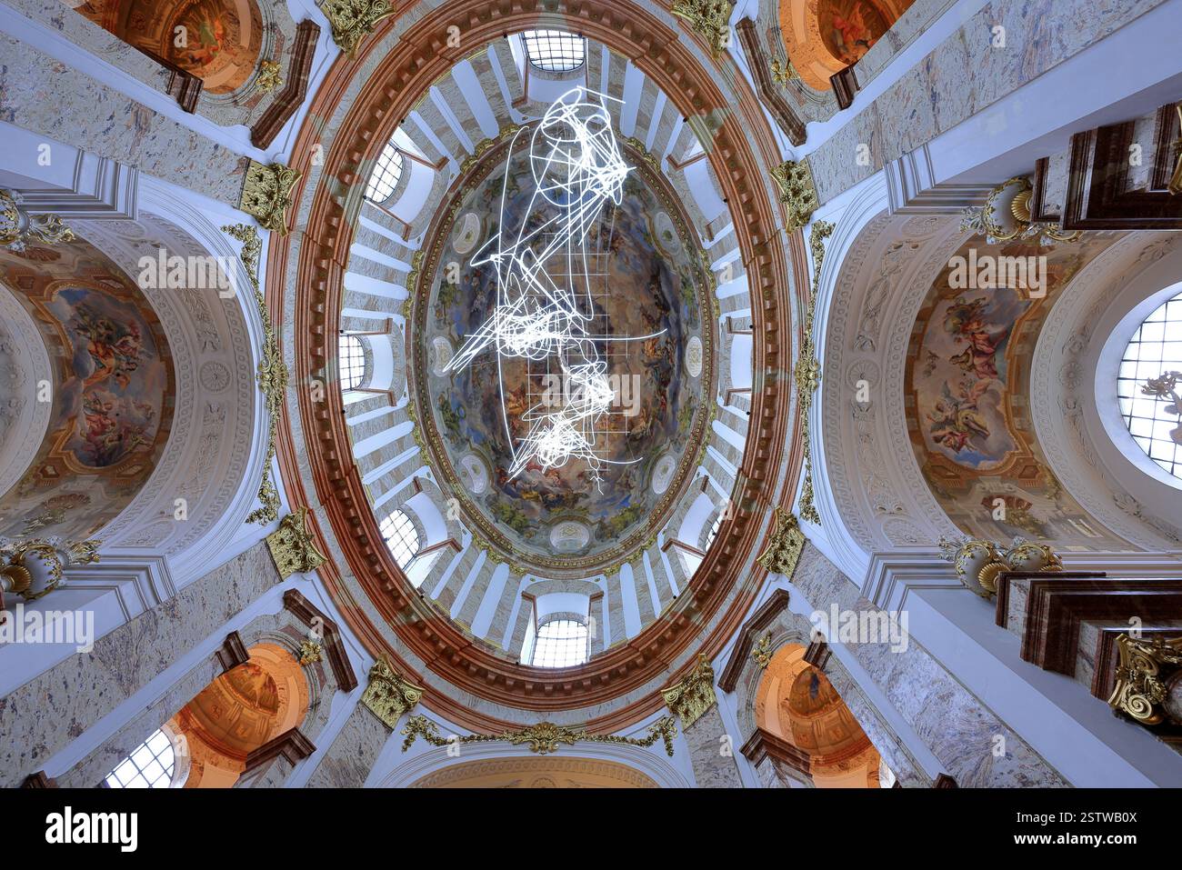 Karlskirche, St. Charles's Church, a Catholic church with Habsburg ...