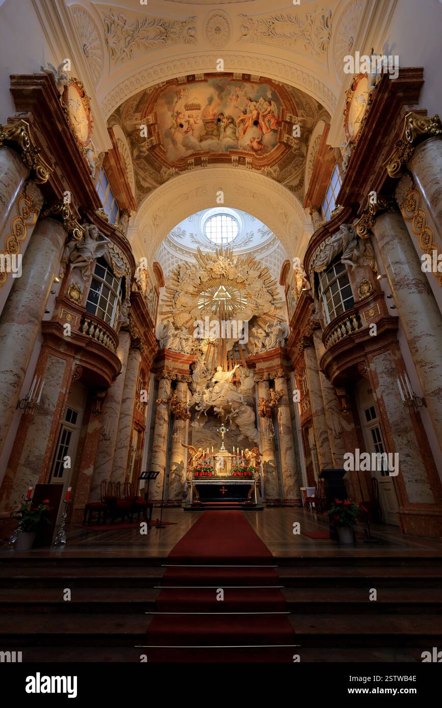 Karlskirche, St. Charles's Church, a Catholic church with Habsburg ...