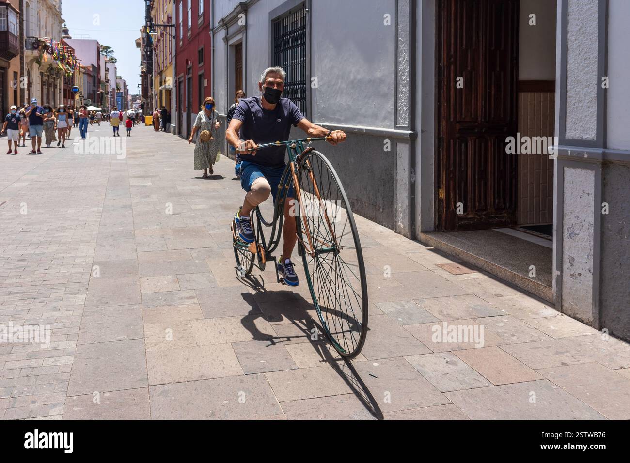 Street in the historic city center. The city was the ancient capital of ...