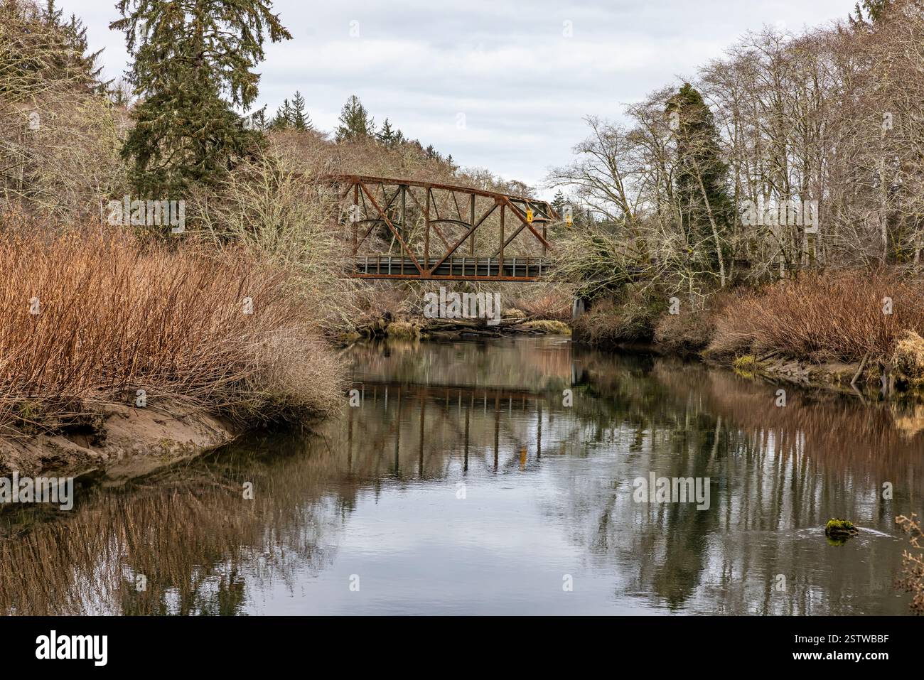 Humptulips River Bridge along US Route 101 in Grays Harbor County ...