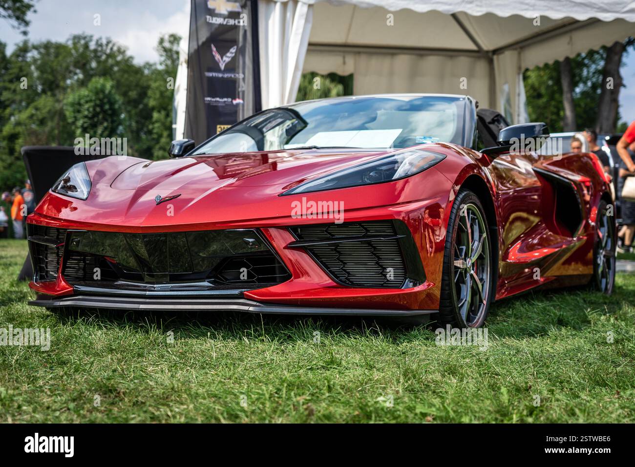 DIEDERSDORF, GERMANY - AUGUST 21, 2021: The sports car Chevrolet ...