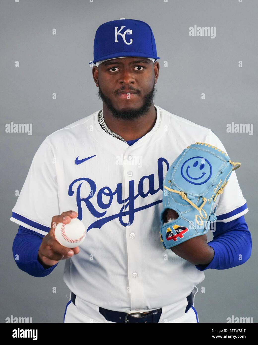 This is a 2025 photo of pitcher Luinder Avila of the Kansas City Royals ...