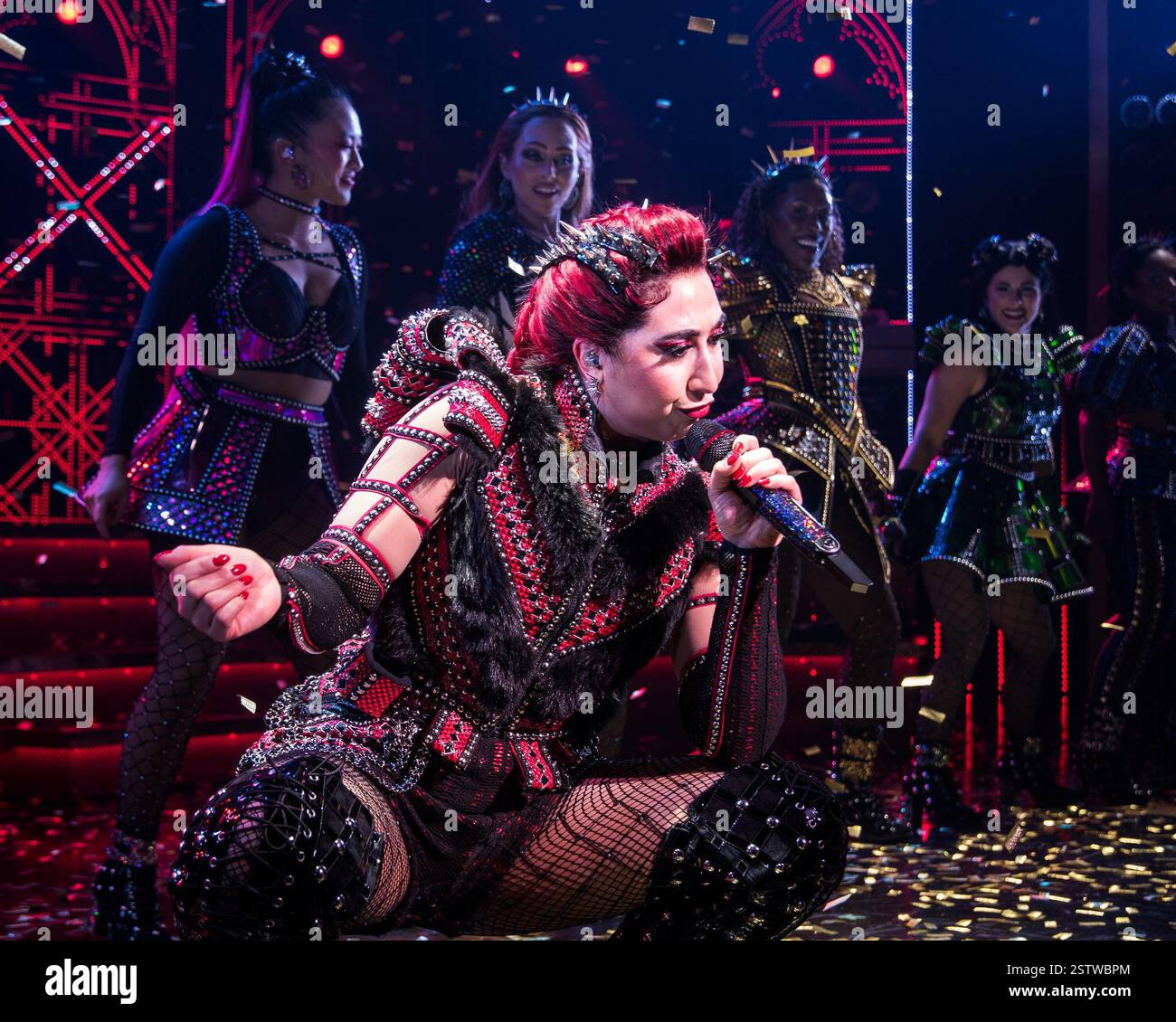 Ny. 19th Feb, 2025. Krystal Hernandez Photo Call for The New Queens of SIX Take First Broadway ...