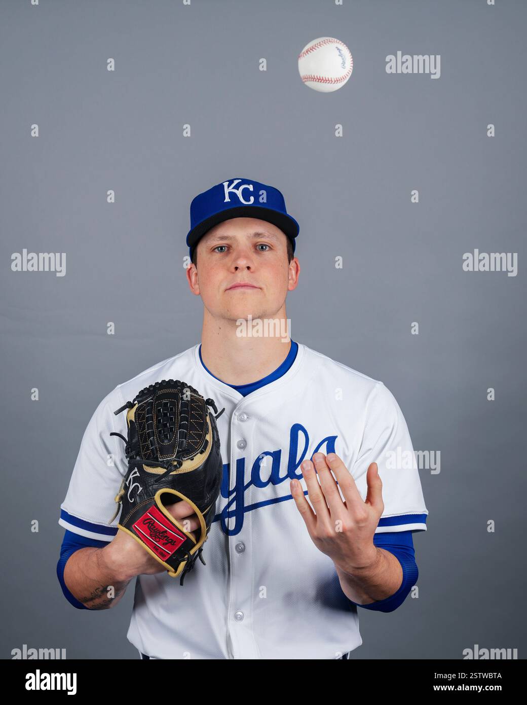 This is a 2025 photo of pitcher Tyson Guerrero of the Kansas City ...