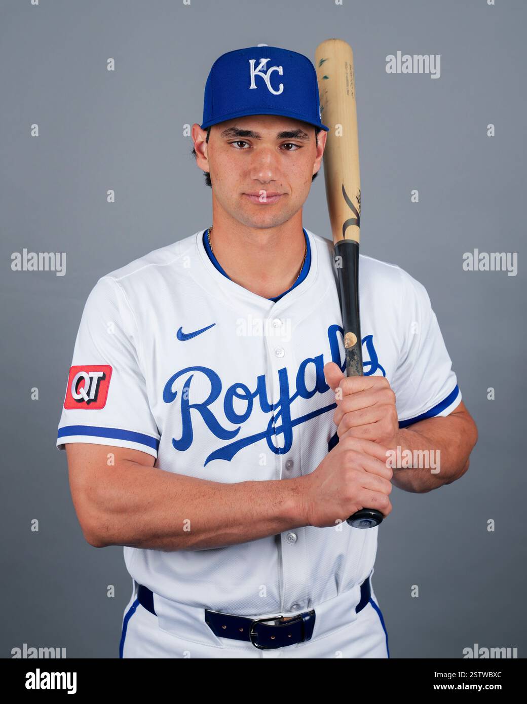 This is a 2025 photo of infielder Jac Caglianone of the Kansas City ...