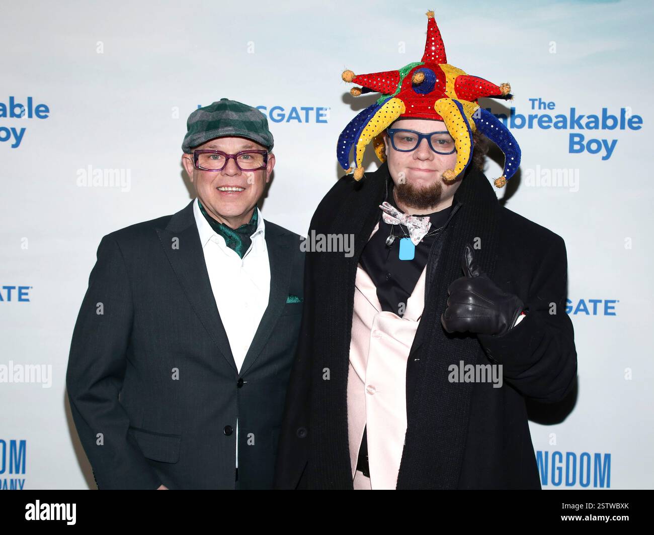 Writer Scott LeRette, left, and his son, film subject Austin LeRette ...