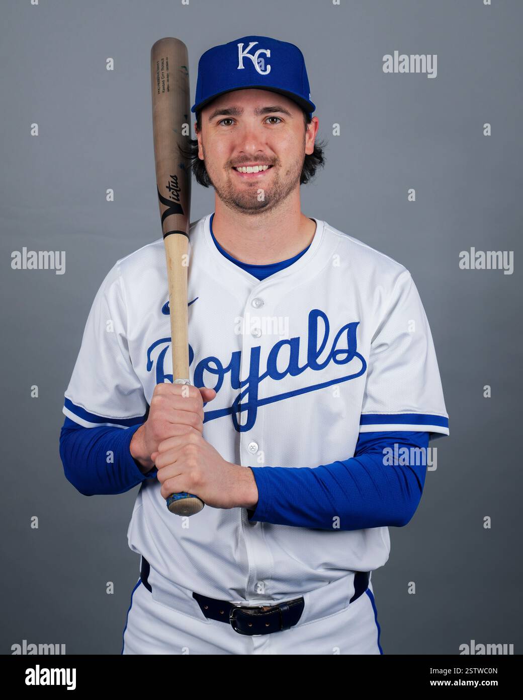 This is a 2025 photo of catcher Kyle Hayes of the Kansas City Royals ...