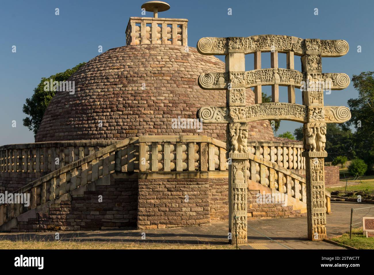 Stupa 3, Sanchi Stock Photo - Alamy