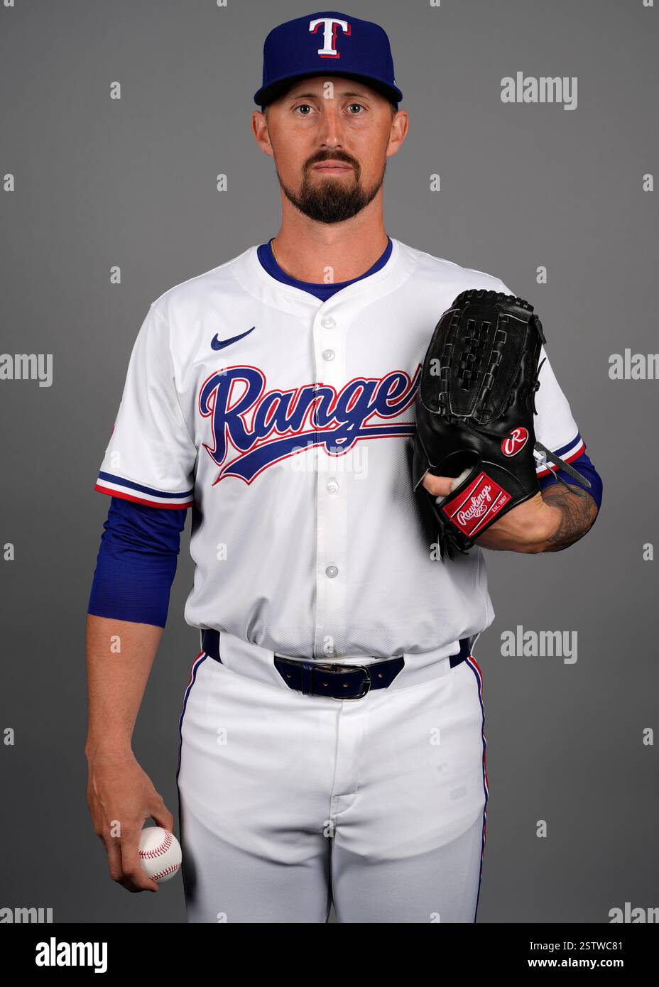 This is a 2025 photo of pitcher Shawn Armstrong of the Texas Rangers ...