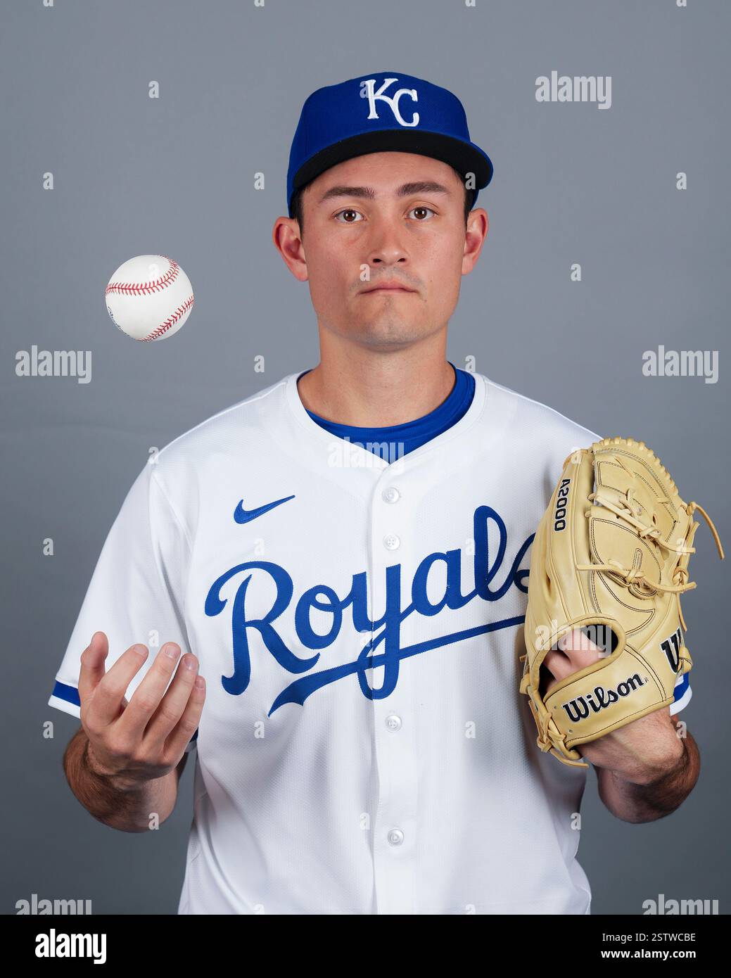 This is a 2025 photo of pitcher Anthony Simonelli of the Kansas City ...