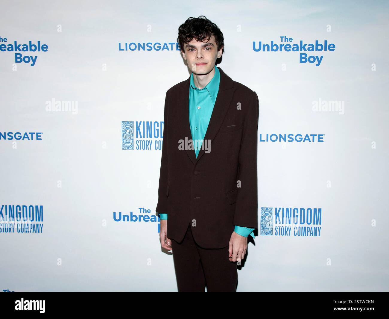 Actor Jacob Laval attends the pemiere of "The Unbreakable Boy" at AMC ...