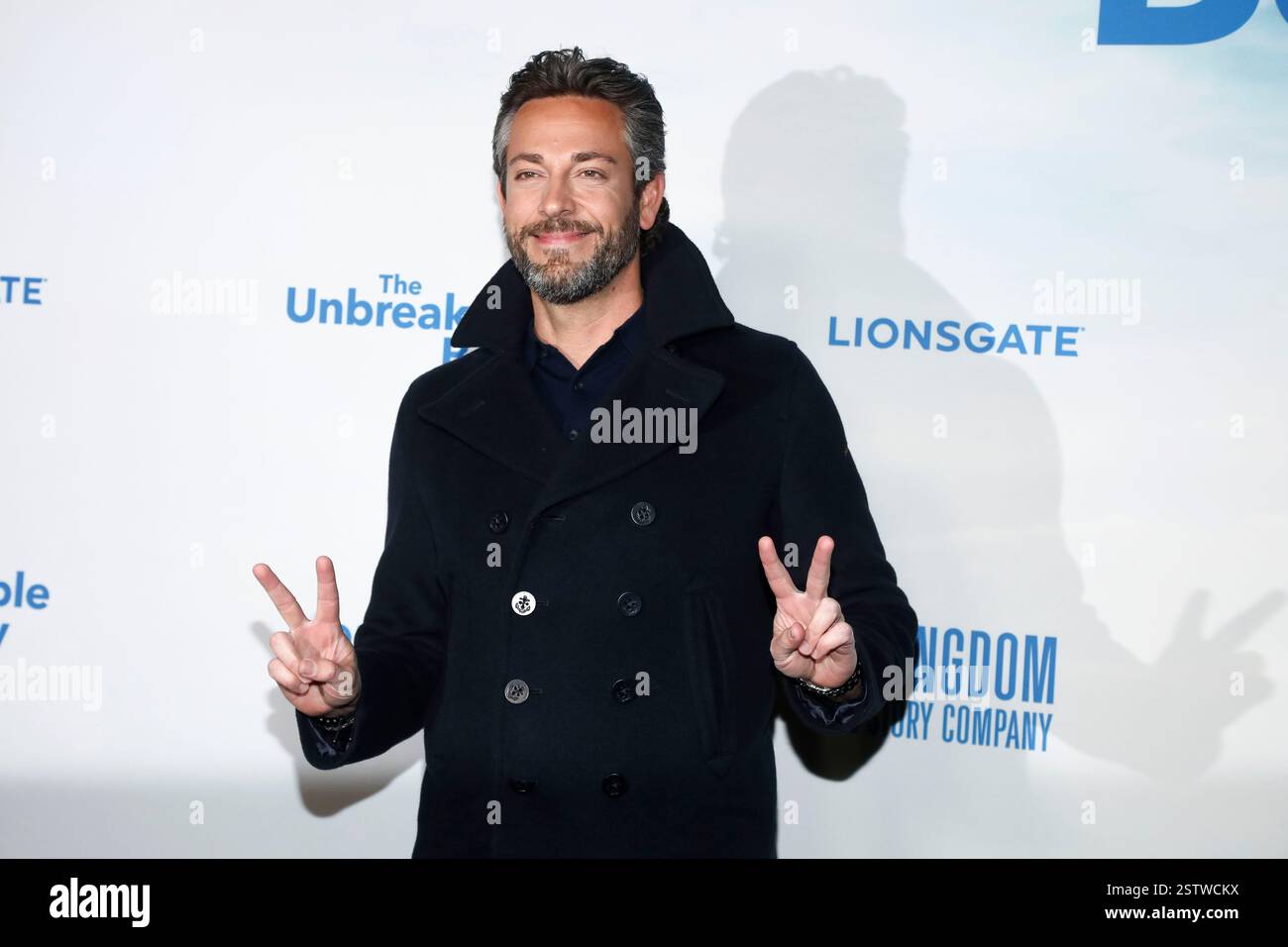 Actor Zachary Levi attends the pemiere of "The Unbreakable Boy" at AMC Lincoln Square on ...