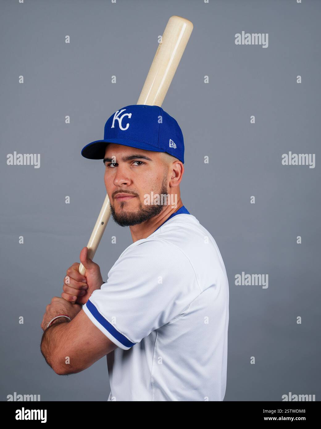 This is a 2025 photo of catcher Luca Tresh of the Kansas City Royals ...