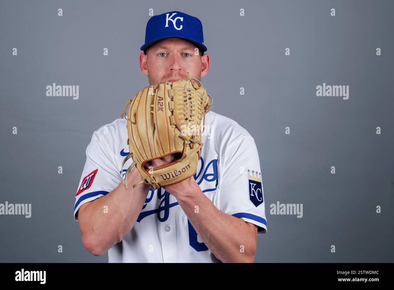This is a 2025 photo of pitcher Steven Zobac of the Kansas City Royals ...