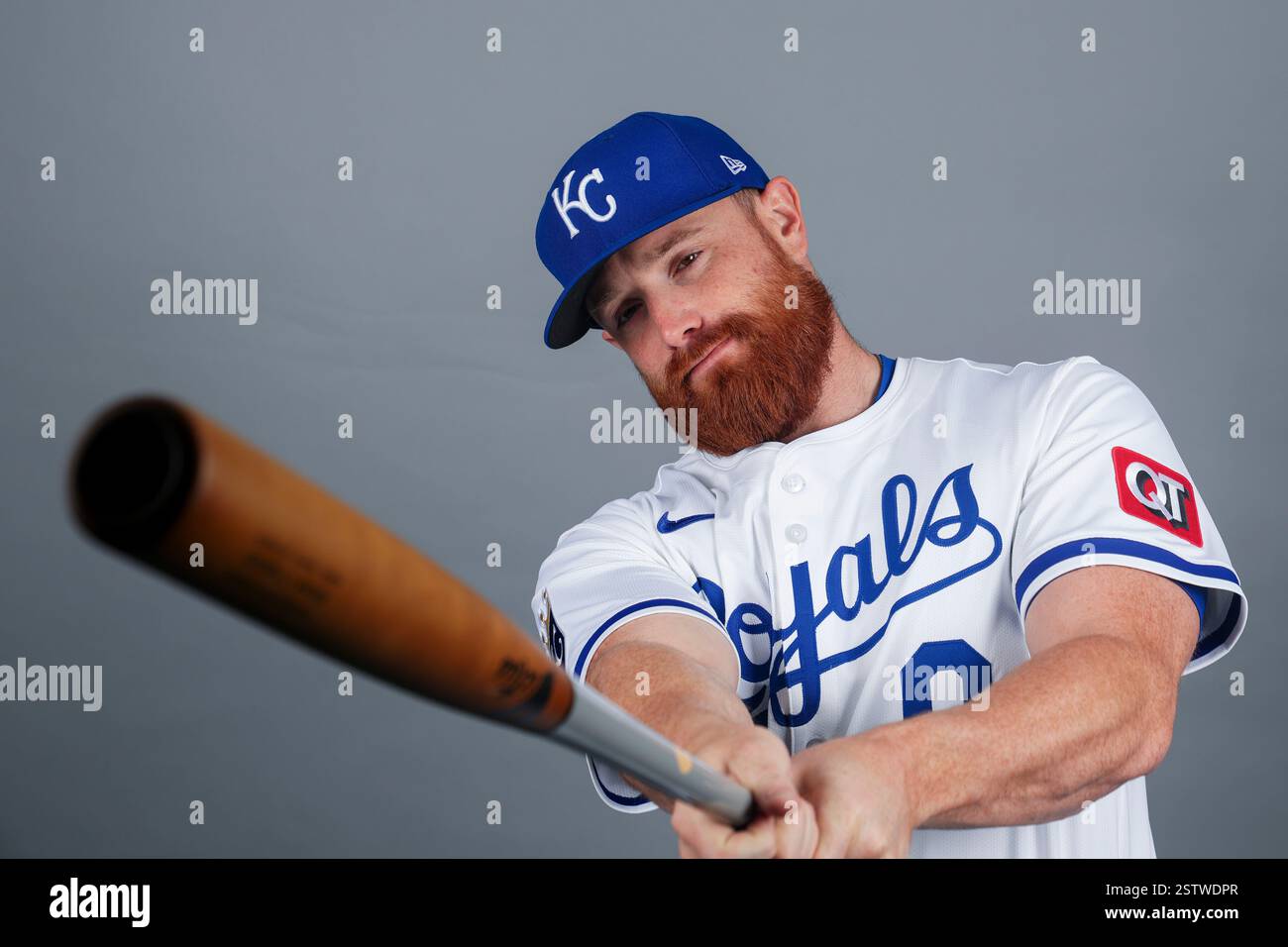 This is a 2025 photo of catcher Brian O'Keefe of the Kansas City Royals ...