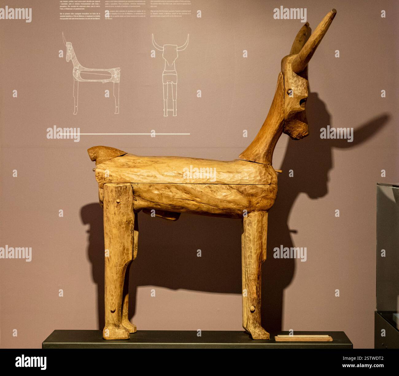 Tauromorph sarcophagus. Avenc de la Punta (Pollensa, Majorca). ca. 310 ...