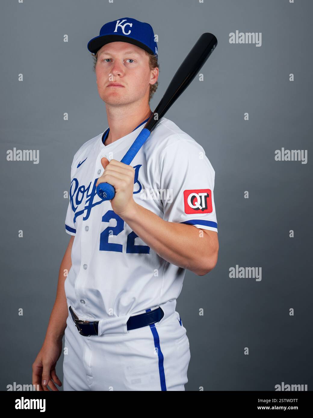 This is a 2025 photo of outfielder Joey Wiemer of the Kansas City ...