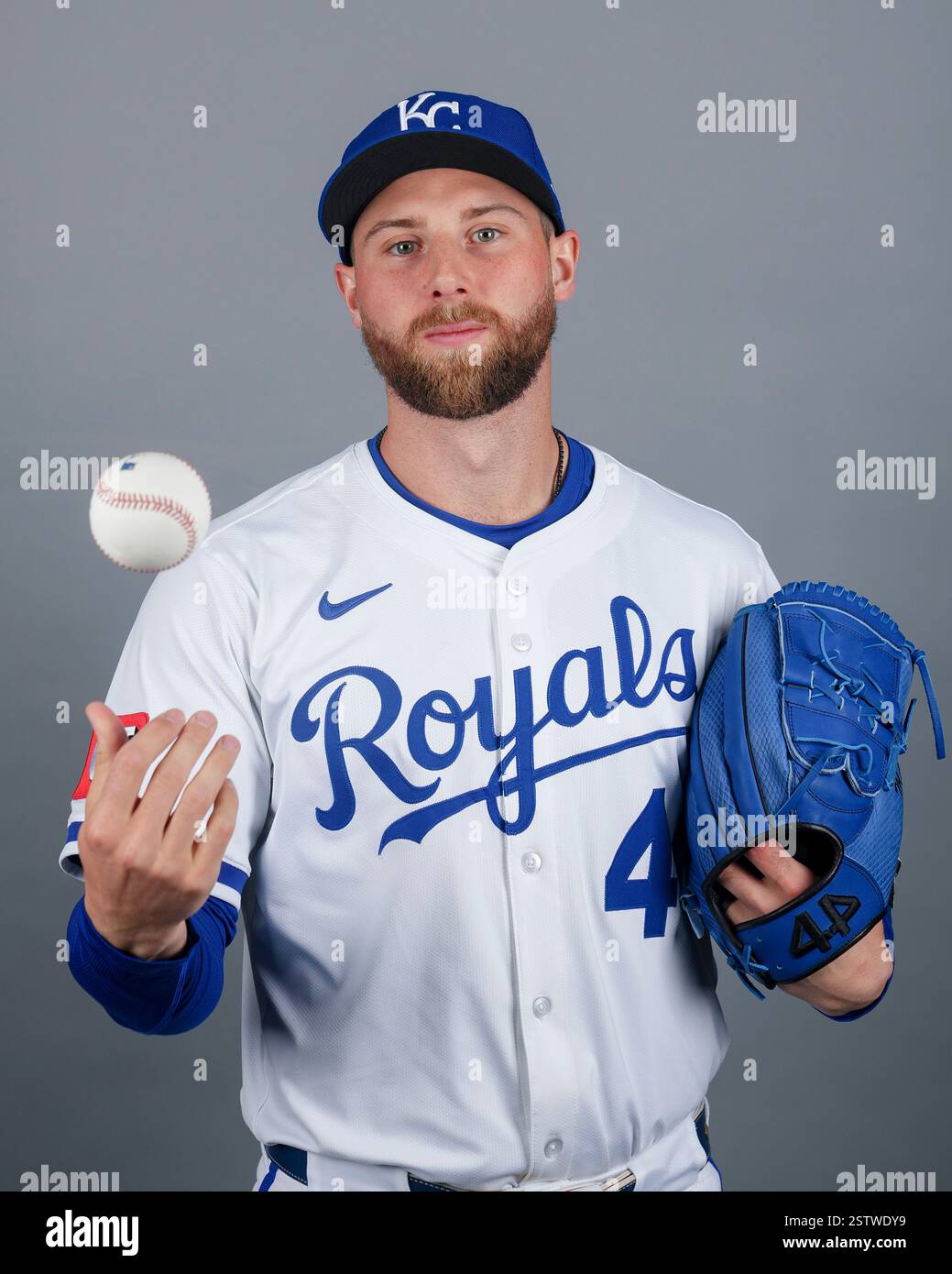 This is a 2025 photo of pitcher Alec Marsh of the Kansas City Royals ...