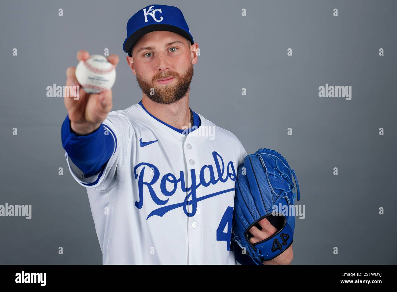 This is a 2025 photo of pitcher Alec Marsh of the Kansas City Royals ...