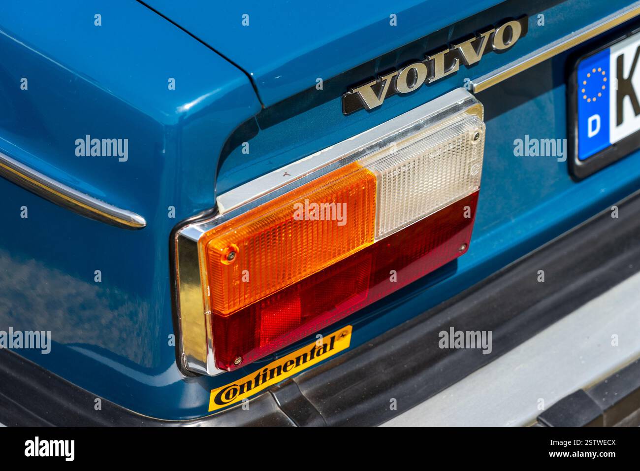 The fragment of executive car Volvo 244 DLS, 1977 Stock Photo - Alamy