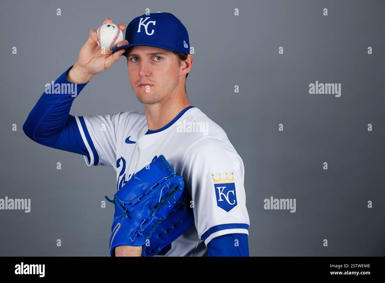 This is a 2025 photo of pitcher Kyle Wright of the Kansas City Royals ...