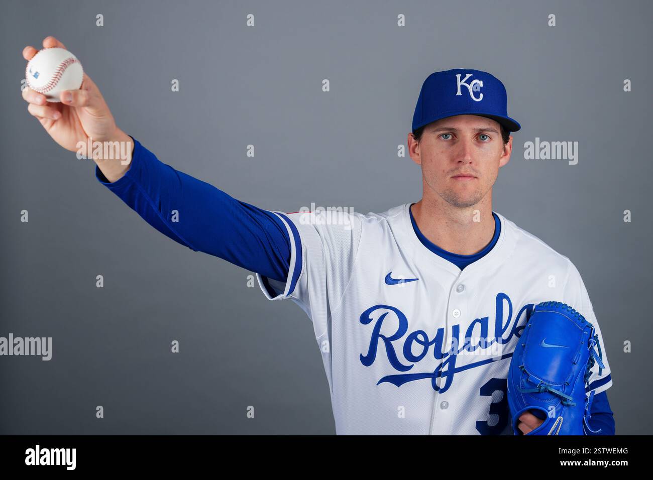 This is a 2025 photo of pitcher Kyle Wright of the Kansas City Royals ...