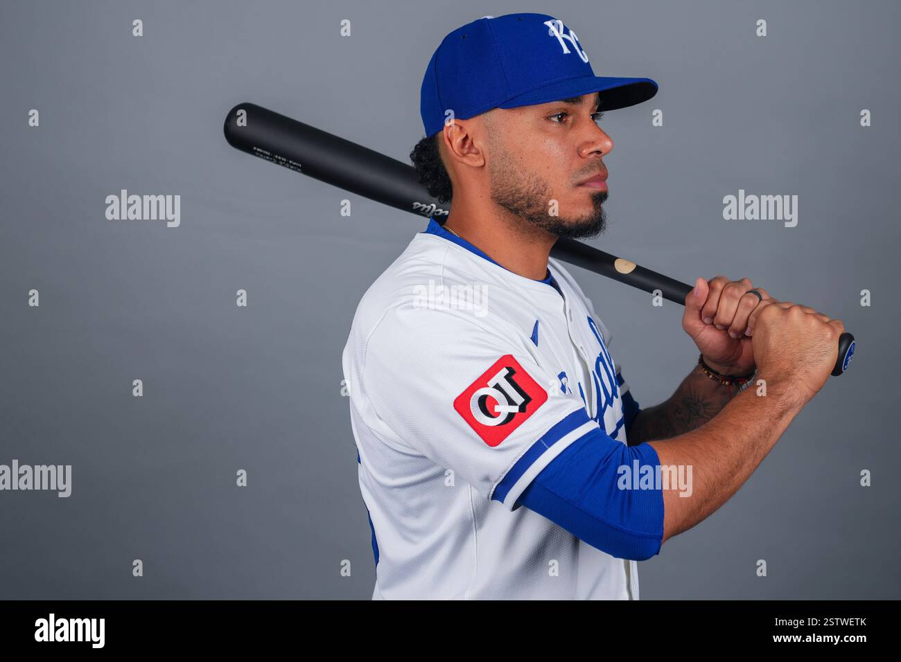 This is a 2025 photo of infielder Harold Castro of the Kansas City ...