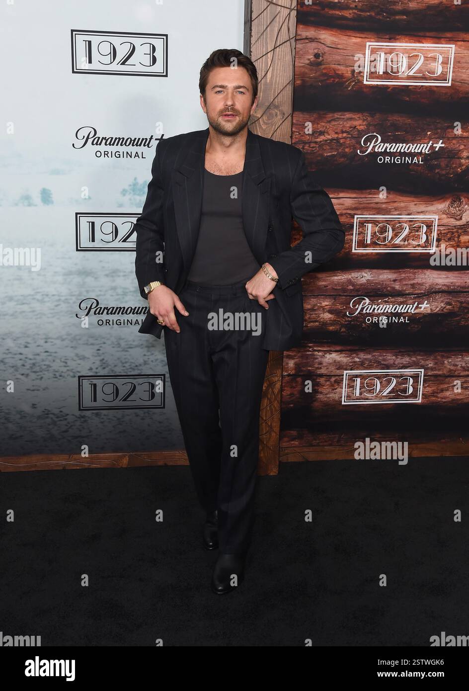 Los Angeles, USA. 19th Feb, 2025. Brandon Sklenar arriving at the ...