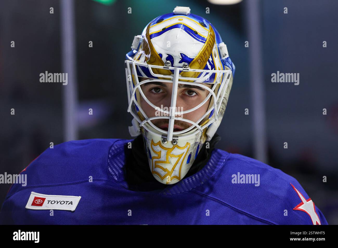 February 19th 2025: Rochester Americans goaltender Devon Levi (27 ...