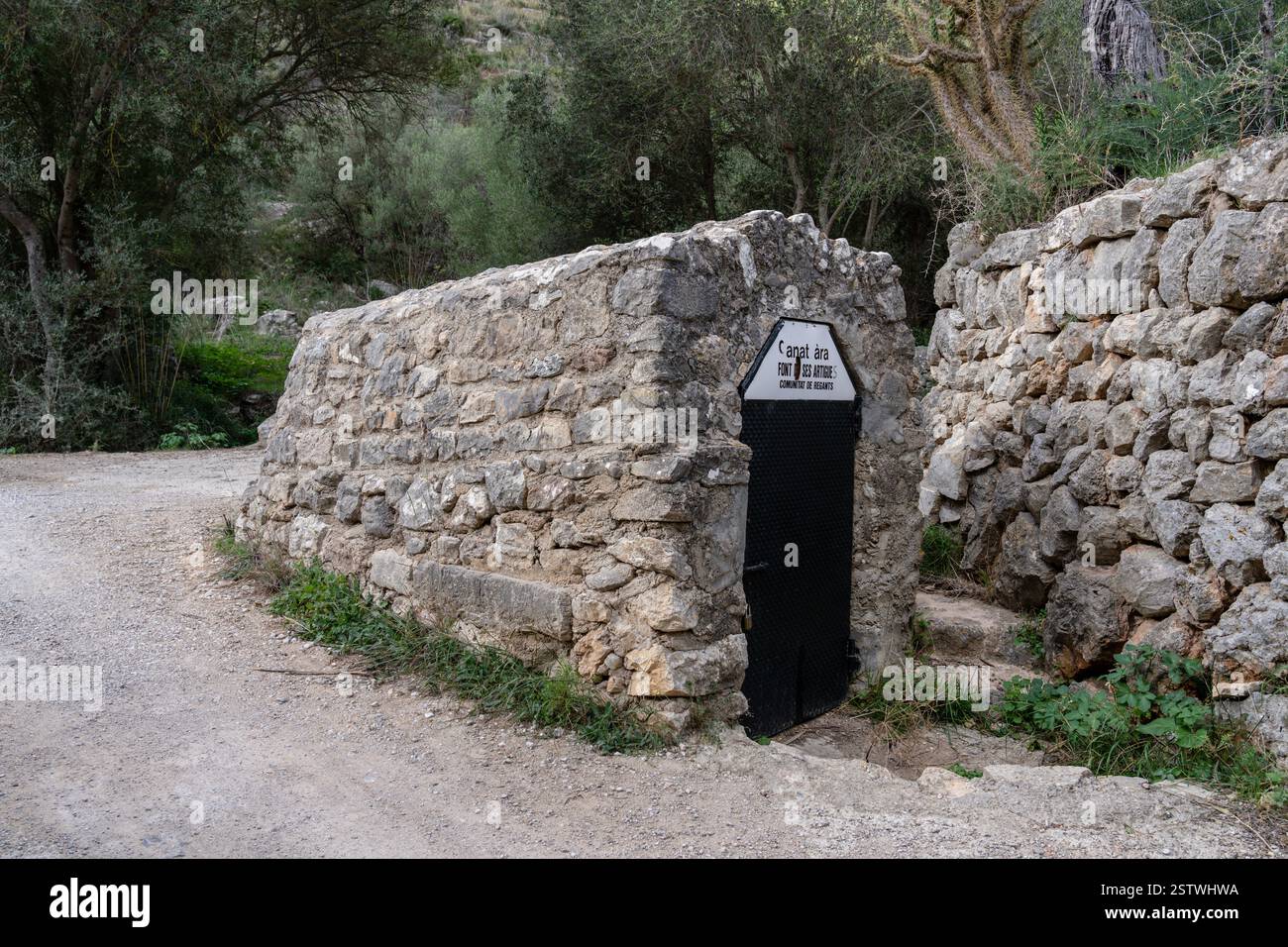 Ancient irrigation system from the arabic period in majorca Stock Photo ...