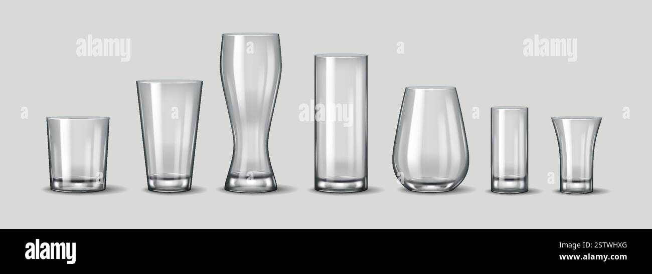 Realistic 3D illustration featuring a variety of tall and short ...