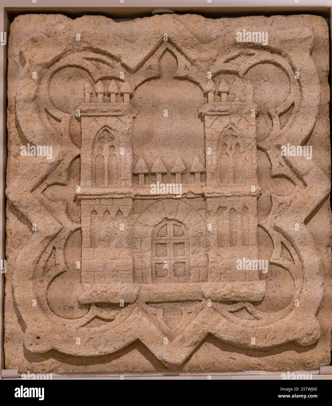 tombstone of the Sala, anonymous, XV century, stone, convent of Santo ...