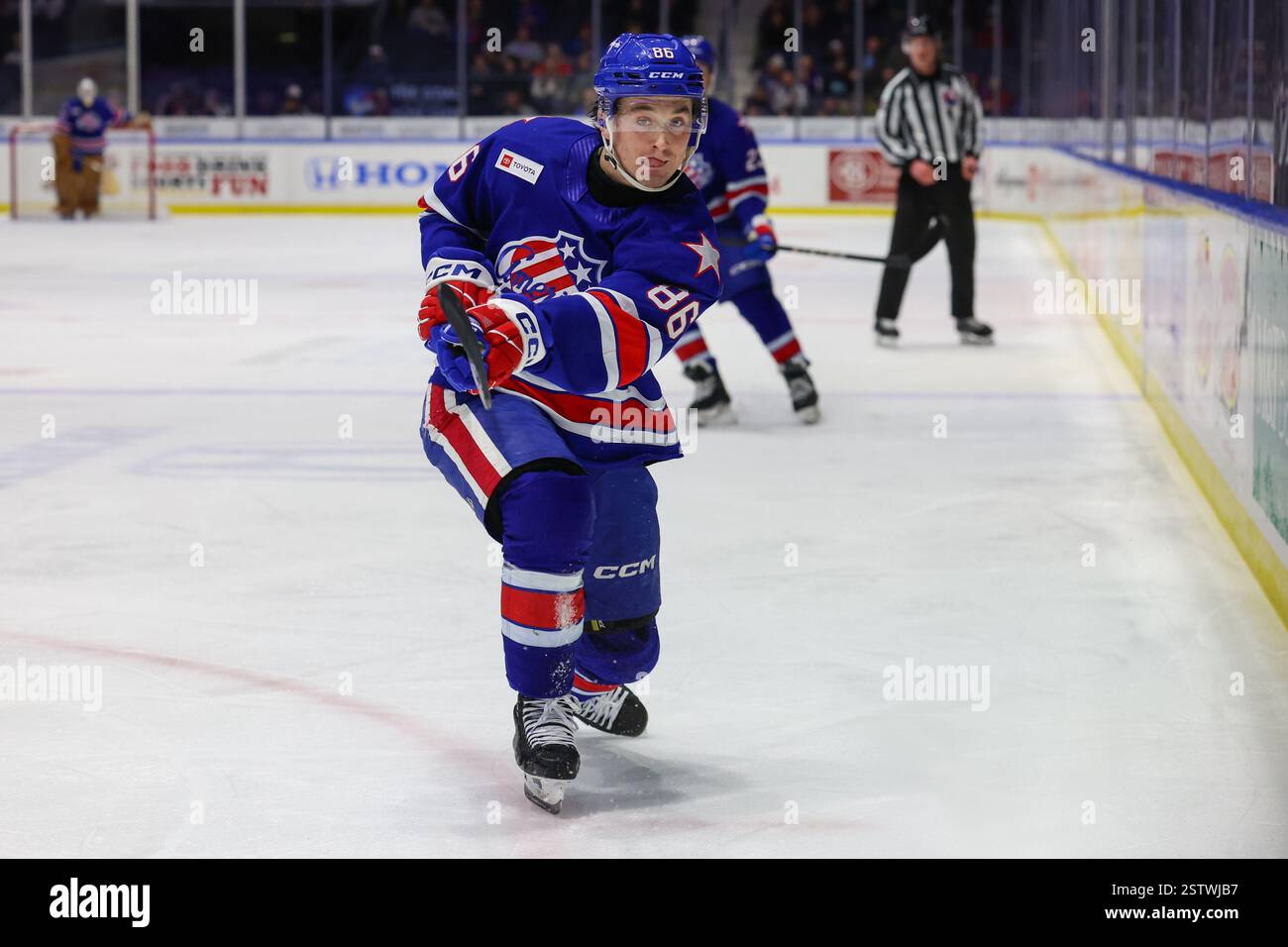 February 19th 2025: Rochester Americans forward Noah Ostlund (86 ...