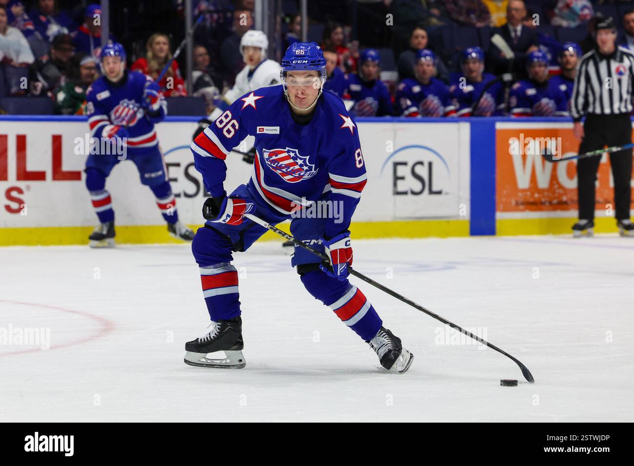 February 19th 2025: Rochester Americans forward Noah Ostlund (86 ...