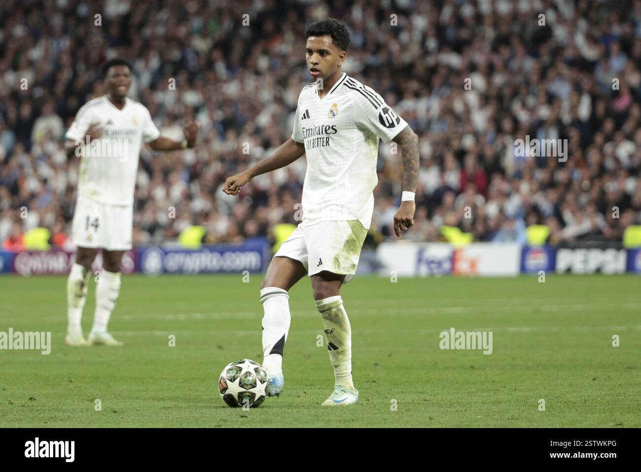 Rodrygo of Real Madrid during the UEFA Champions League, knockout phase ...