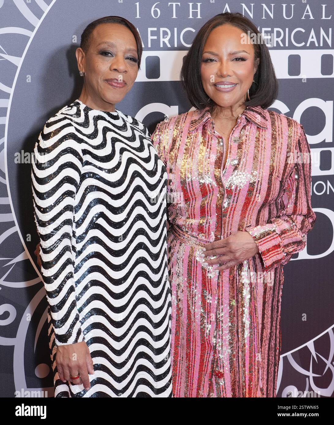 Los Angeles, USA. 19th Feb, 2025. (L-R) Marianne Jean-Baptiste and Lynn ...