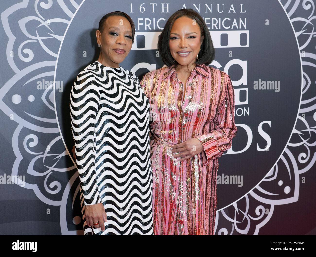 Los Angeles, USA. 19th Feb, 2025. (L-R) Marianne Jean-Baptiste and Lynn ...