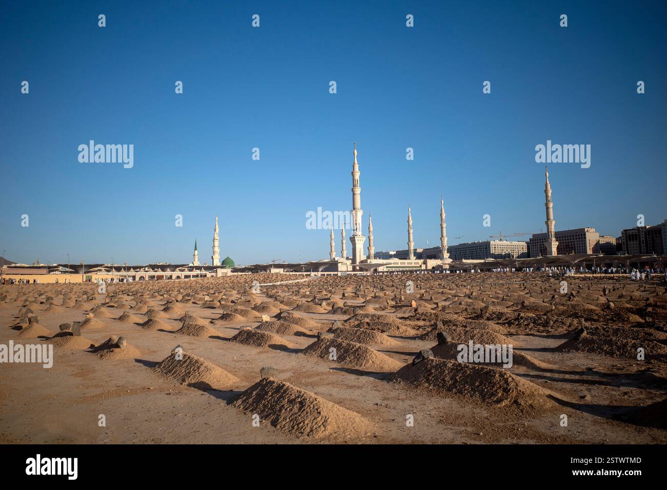 Jannat Al-Baqi (Garden of Baqi), a cemetery in Medina, Saudi Arabia ...