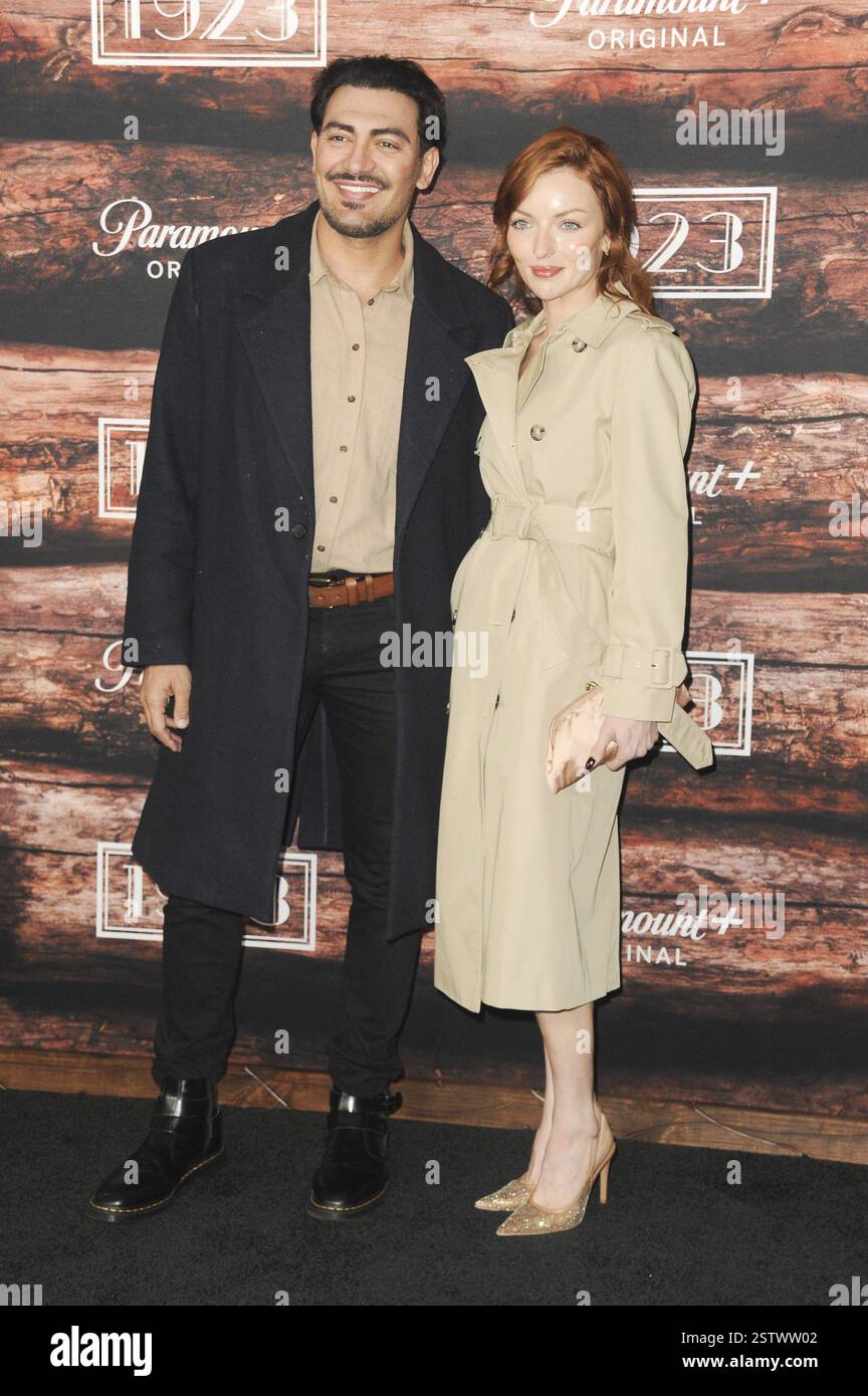 Ca. 19th Feb, 2025. Alexander Wraith, Francesca Eastwood at arrivals ...