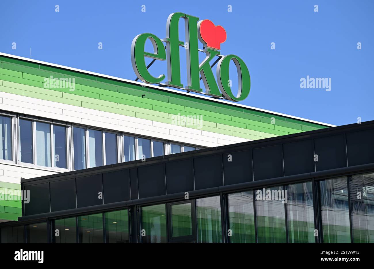Illustration on the topic of efko. Pictured: the company headquarters ...